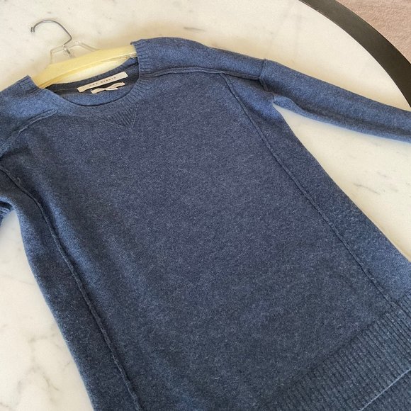 Max Studio | Sweaters | Max Studio Heather Blue 2ply Cashmere Sweater S ...
